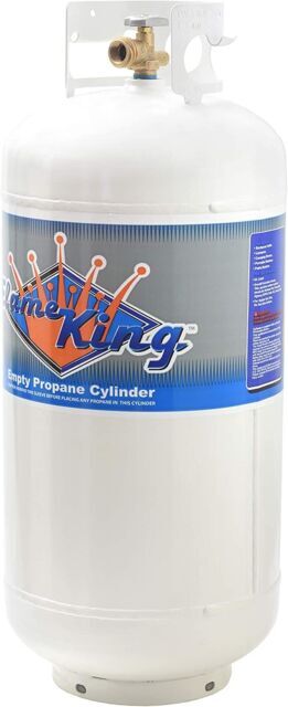 Flame King YSN401 40 Pound Empty Propane Cylinder with Overfill ...