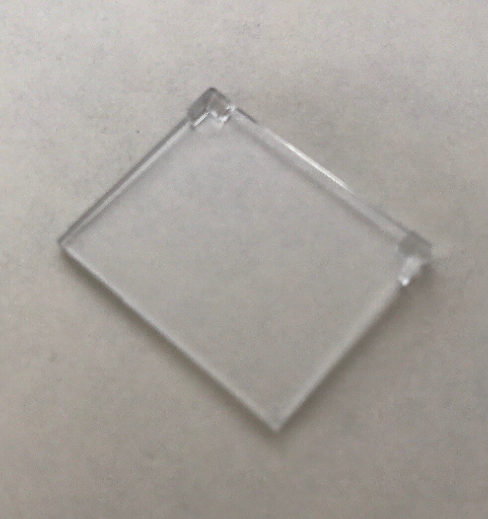 Lego Brick Clear Glass