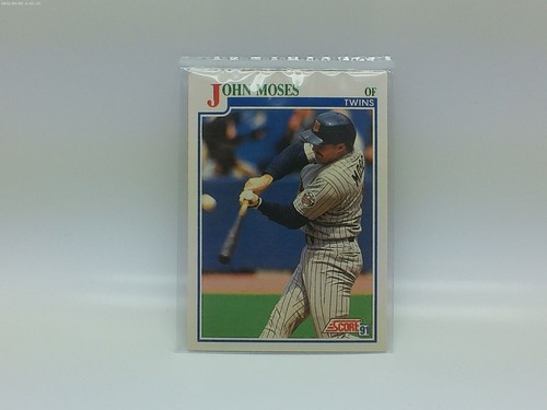 1991 Score Minnesota Twins Baseball Card #429 John Moses GREAT ...