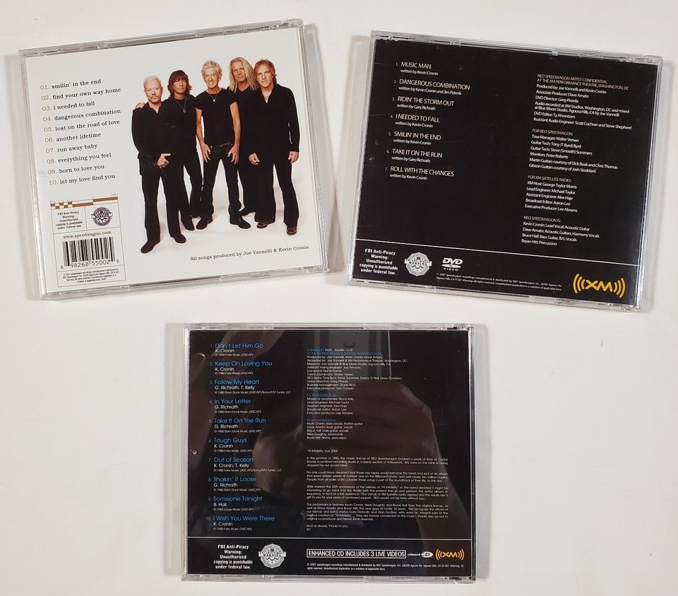 REO Speedwagon: Find Your Way Home DVD, 2 CDs, Box Set BS5 698268750029 ...