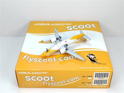1:400 JC Wings SCOOT AIRBUS A320neo Passenger Airplane Diecast Model | eBay