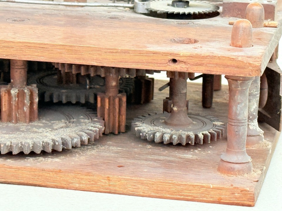 Antique Wood Works Clock Movement | eBay