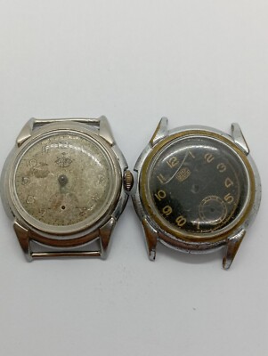 VINTAGE UMF Ruhla Thiel Cal. 2C Watch Germany Made WWII RARE CASE and ...