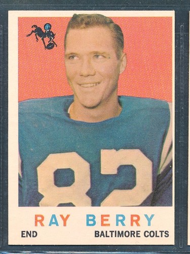 1959 Topps Football #55: RAYMOND RAY BERRY Baltimore Colts HOF ~ NM | eBay