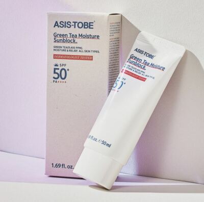 [ASIS-TOBE] Green Tea Moisture Sunblock 50ml (SPF50+ PA++++) | eBay
