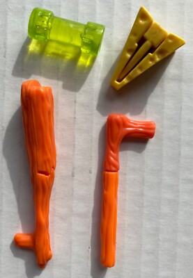 Mutatin' Splinter Weapons Accessories Lot TMNT Vintage Playmates 1992 ...