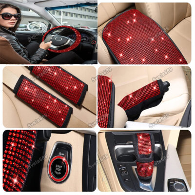 Universal Sparkle Luxury Bling Rhinestone Diamond Car Interior Decor ...
