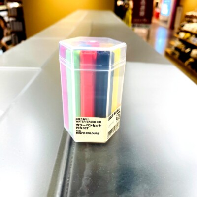 MUJI MINI COLOR PEN SET 10 COLORS / Art Painting/ draw /design | eBay