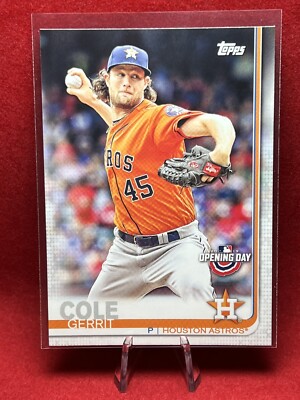2019 Topps Opening Day **Gerrit Cole** Baseball Card #73 - Houston ...