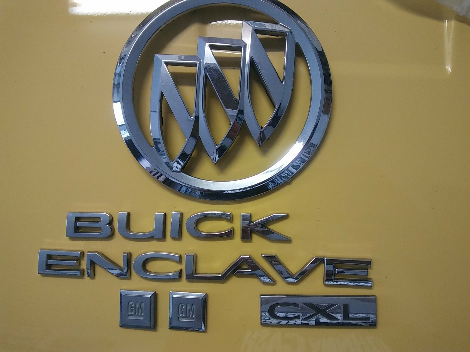 BUICK ENCLAVE CXS LETTERING EMBLEMS WITH LOGO GM FENDERS | eBay