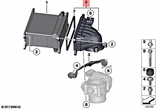 Genuine OEM Intercooler Pipe For BMW 17517578863 for sale online | eBay