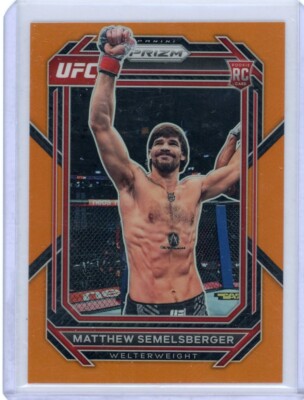 2023 Panini Prizm UFC Matthew Semelsberger RC Orange #/99 #152 | eBay