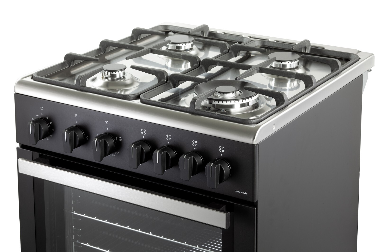 DeLonghi DSC 626 G-1 BL 60cm Modern Single Cavity Gas Range-Style ...