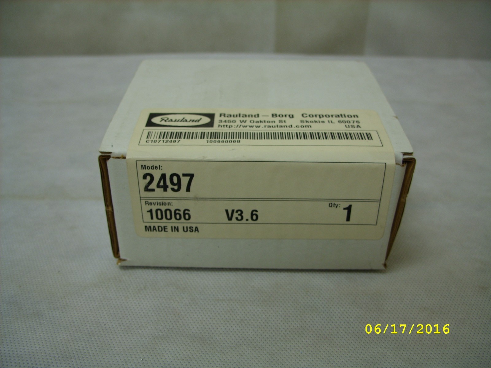 Rauland-Borg OEM Spare Clock / Timer Parts #2497 *Sealed NOS* | eBay