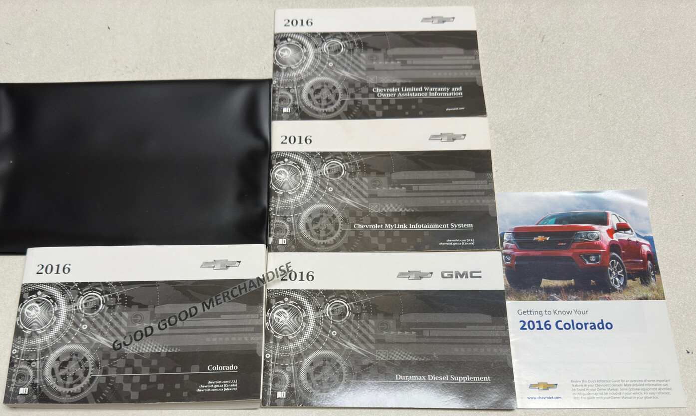 2016 CHEVROLET COLORADO OWNERS MANUAL GUIDE Z-71 LT WT 4X4 2WD ...
