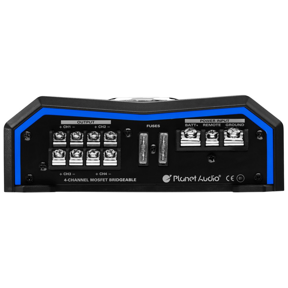 Planet Audio PL1600.4 4 Channel 1600 W Car Amplifier - 2-8 Ohm Stable ...
