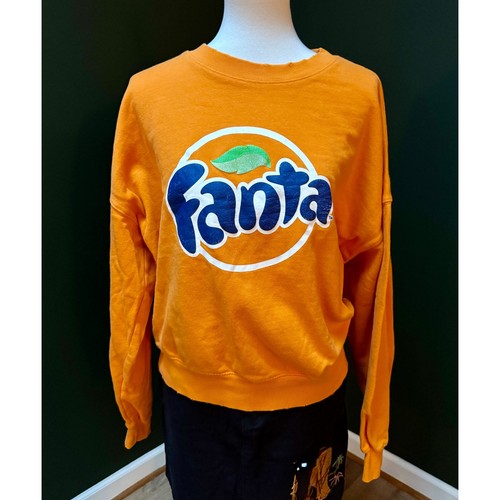 Coca Cola Forever 21 Collab Fanta Orange Graphic Print Crewneck Women's ...