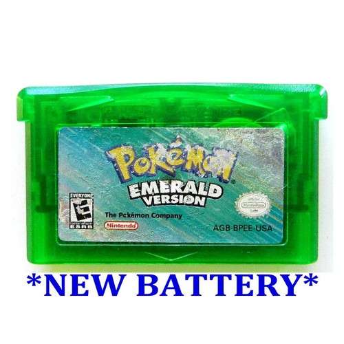 Pokemon Emerald Version * New Battery * (Game Boy Advance Gameboy ...
