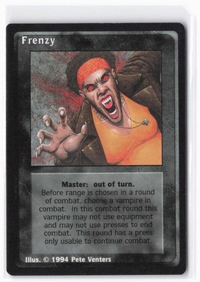 1994 Deckmaster Jyhad Frenzy # V:TES Trading Card | eBay