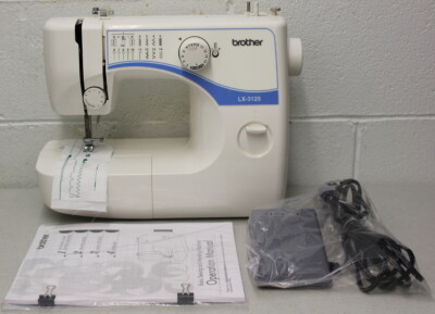 Brother Electric Sewing Machine Model LX-3125 White w/ Foot Pedal ...