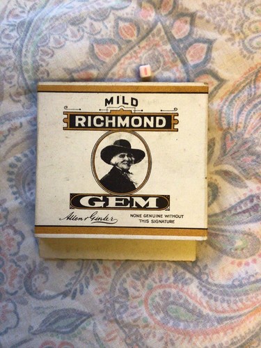 C1920s VINTAGE MILD RICHMOND GEM CIGARETTES PACKET | eBay