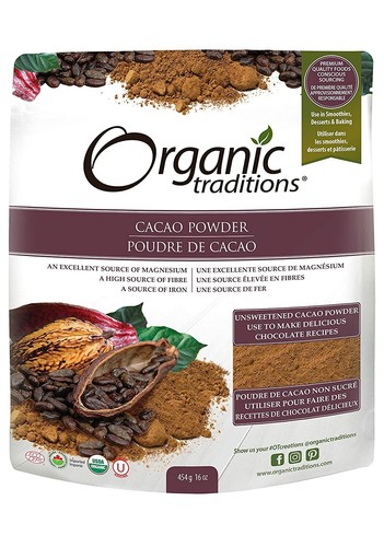 Organic Traditions Cacao Powder, 16oz (454g) | eBay