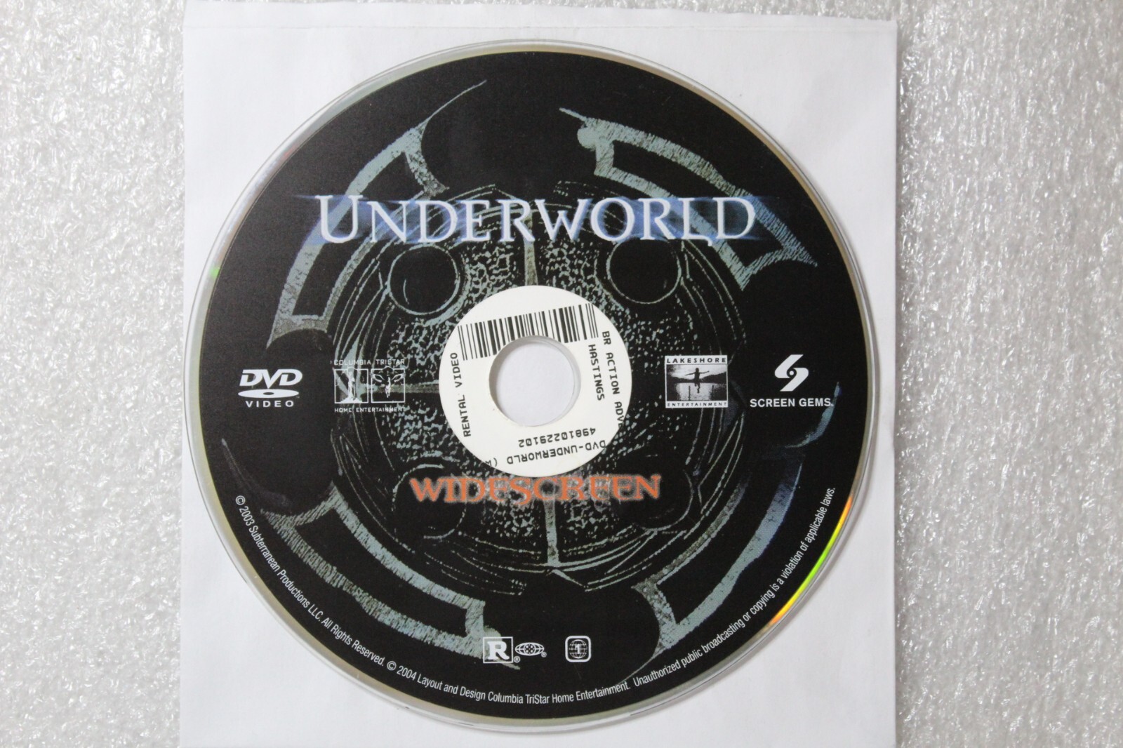 Underworld (DVD Widescreen) (Sticker On Disc) 43396031524| eBay
