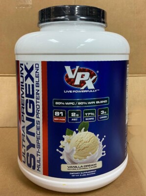VPX Sports, Delicious Syngex Vanilla 5 Lbs flavor. 20 Grams Protein, 81 ...