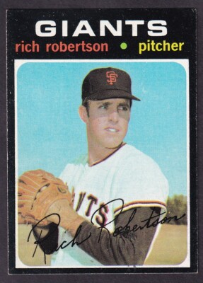 1971 TOPPS RICH ROBERTSON CARD NO:443 NEAR MINT CONDITION | eBay