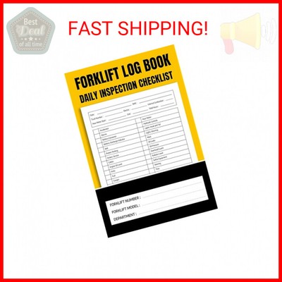 Forklift Log Book with Daily Inspection Checklist, Maintenance, and ...