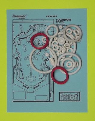1985 Gottlieb / Premier Ice Fever pinball rubber ring kit | eBay
