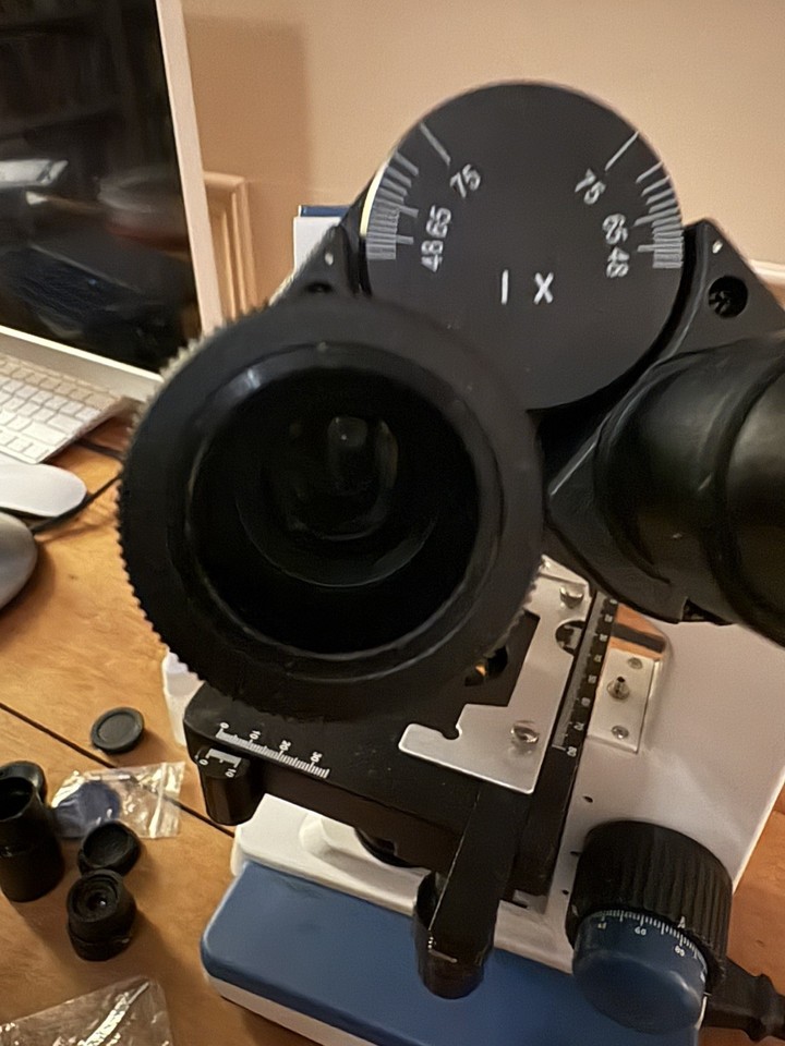 AmScope B120C 40x-2500x LED Lab Binocular Compound Microscope | eBay