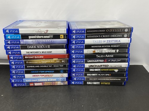 PlayStation 4 Game Lot – 24 Games – Action, Adventure & Racing RPG ps4 ...