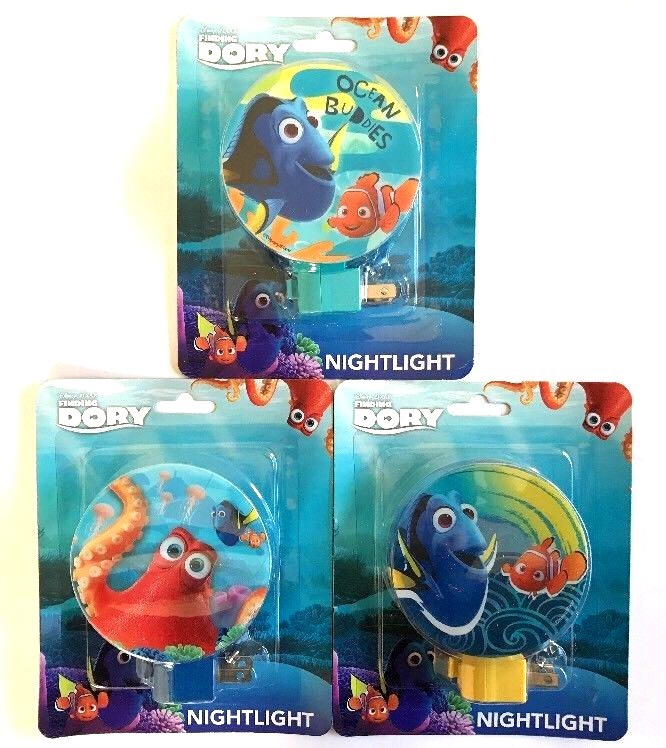 Night Light Plug-in Rotary Shade Disney Finding Dory Nemo Assorted NEW ...