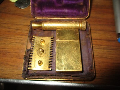 Price Reduced Vintage 1920 Gillette Safety Razor “Tuck Away” w/ Case ...
