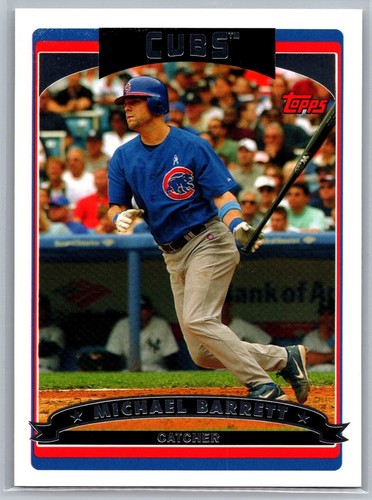 2006 Topps - #11 Michael Barrett Chicago Cubs MLB Baseball Card | eBay