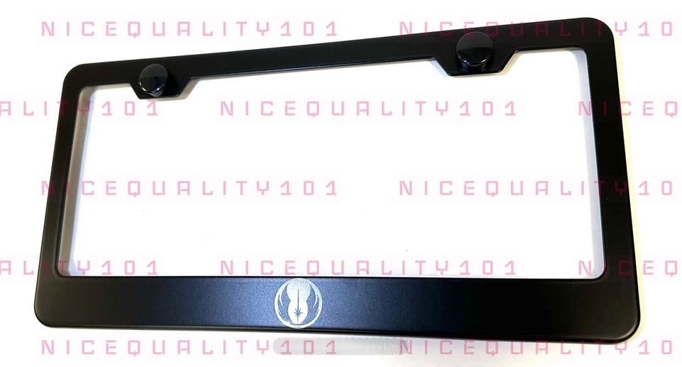 Laser Engraved Etched Star Wars Jedi Order Stainless Steel License ...