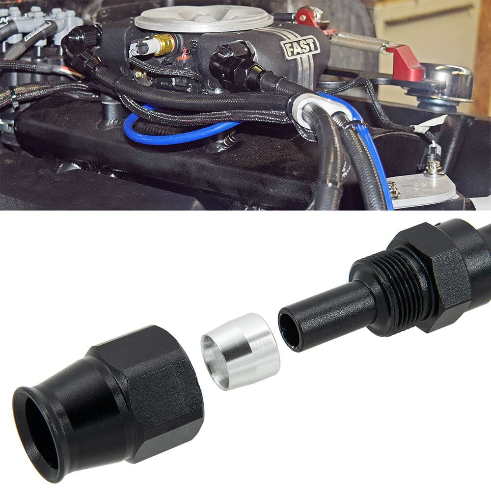 4PCS AN4 4AN 180 Degree PTFE Teflon Swivel Hose End Fitting Adapter | eBay