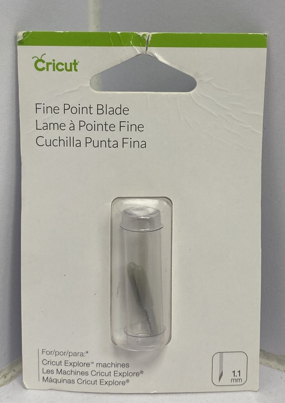 Cricut 1.1mm Fine -Point Replacement Blades (2003534) - Pack of 2 for ...