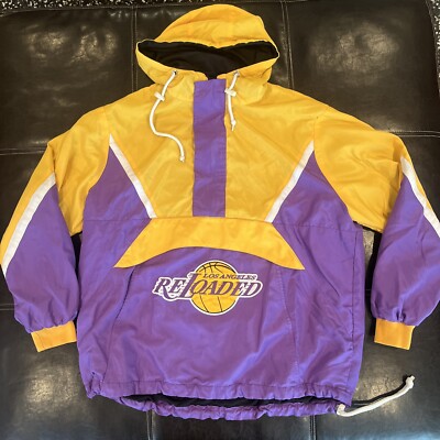 Limited Edition Reloaded Windbreaker Jacket Los Angeles Lakers Sz XL | eBay