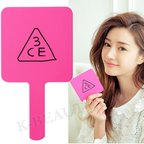 3CE Mini Hand Mirror #Pink / Makeup Tool stylenanda K-Beauty from Korea ...