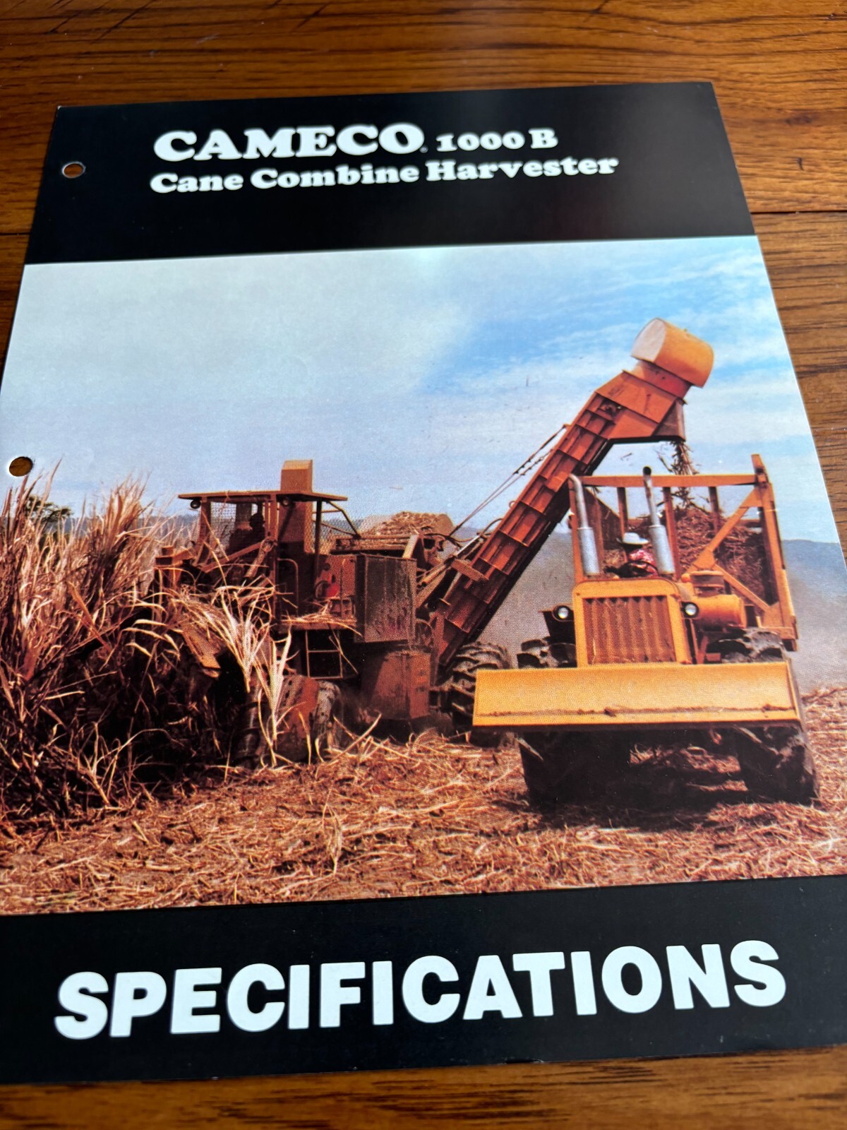 Cameco 1000B Sugar Cane Combine Harvester Brochure FCCA24 | eBay