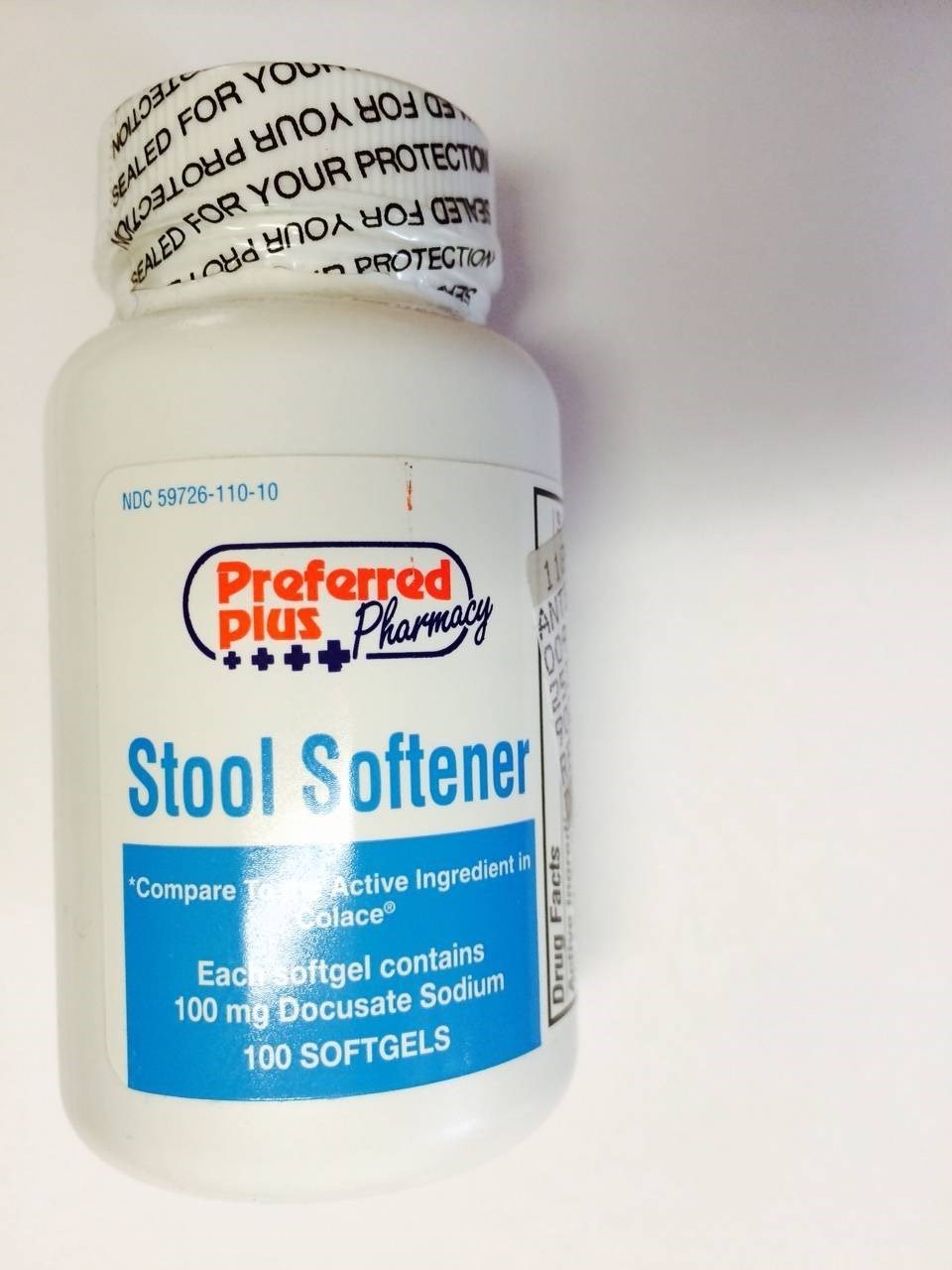 Stool softener softgels 100mg (generic colace) - 100 ea | eBay