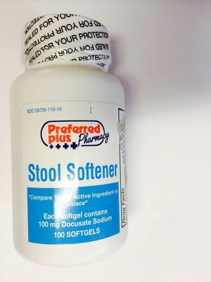 Stool softener softgels 100mg (generic colace) - 100 ea | eBay