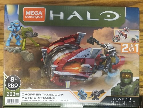 Mega Construx Halo Chopper Takedown Vehicle Halo Infinite Construction ...