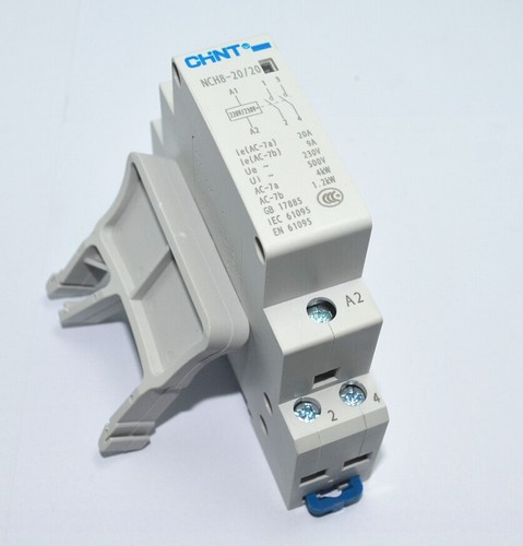 2P 20A 220V/230V 2NO 50/60HZ Din rail Household Ac Contactor Relay with ...