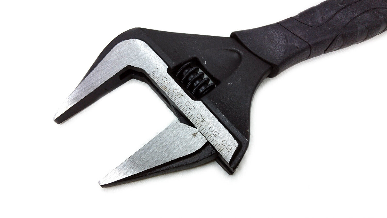 12" Wide Jaw Shifter Spanner Adjustable Wrench 300mm Opening Cr-V Black ...