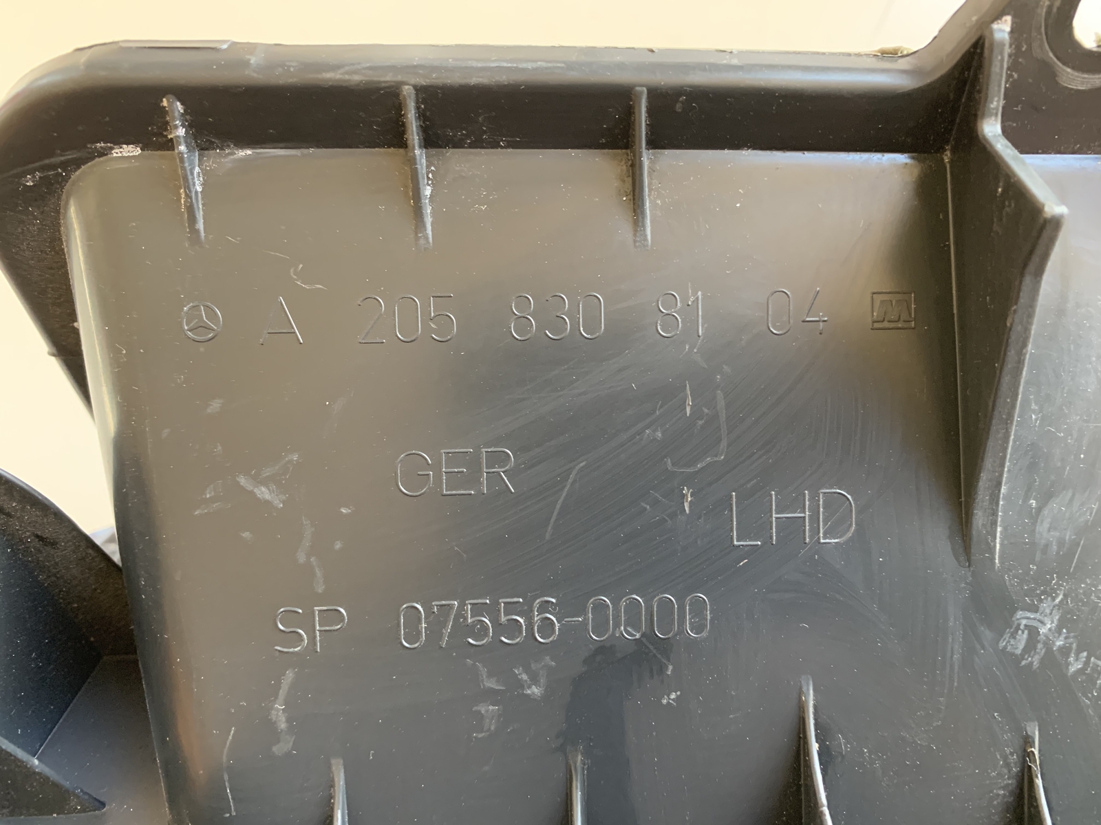 Luftkanal A2058308104 Mercedes C Klasse W205 | eBay