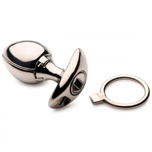 Dilate And Incarcerate Locking Butt Plug Lotus Anal Plug Dildo - Stainless Steel | eBay