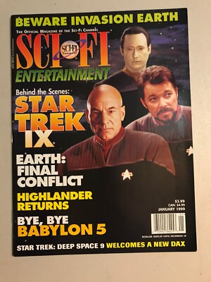 SCI-FI ENTERTAINMENT MAGAZINE - JANUARY 1999 - STAR TREK - NEW | eBay
